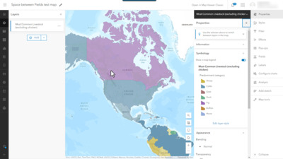 Add a Space Between Two Fields Using Arcade Expression in ArcGIS Online - Esri Videos: GIS ...