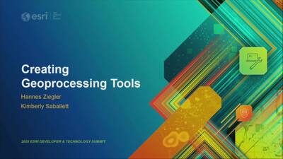 Creating Geoprocessing Tools - Esri Videos: GIS, Events, ArcGIS Products & Industries