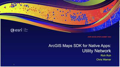 ArcGIS Maps SDKs for Native Apps: Utility Network - Esri Videos: GIS, Events, ArcGIS Products ...