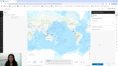 How to Animate Your Web Map with Time-Enabled Data in ArcGIS Online - Esri Videos: GIS, Events ...