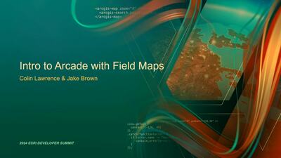 Intro to Arcade with Field Maps - Esri Videos: GIS, Events, ArcGIS Products & Industries
