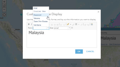 FAQ: Is it possible to use custom fonts in ArcGIS Online Map Viewer Classic pop-ups? - Esri ...