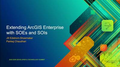Extending ArcGIS Enterprise with SOEs and SOIs - Esri Videos: GIS, Events, ArcGIS Products ...