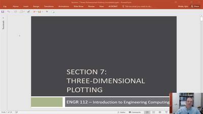3-D Line Plots - OSU MediaSpace