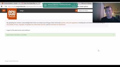 Week_3_Progress_Report_-_Dusty_Saker_(Source) - OSU MediaSpace