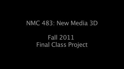 NMC 483:New Media 3D - Fall 2011 - Final Group Project - OSU MediaSpace