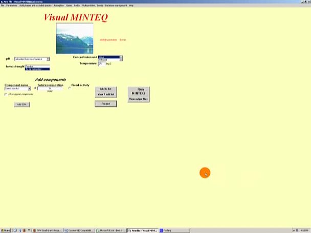 Visual Minteq Tutorial Part 2 - OSU MediaSpace