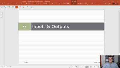 Inputs & Outputs to Scripts - OSU MediaSpace
