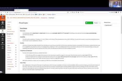 ENGR 202 - Electrical Fundamentals II - Remote Class Meeting - OSU MediaSpace