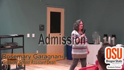 Applying for graduate school - OSU MediaSpace