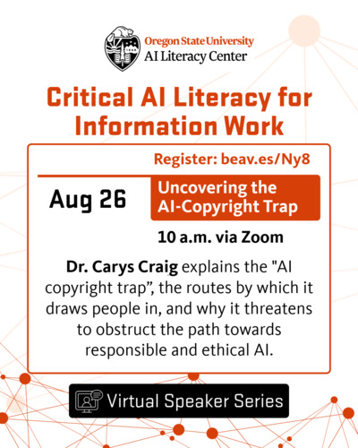 Uncovering the AI-Copyright Trap - OSU MediaSpace