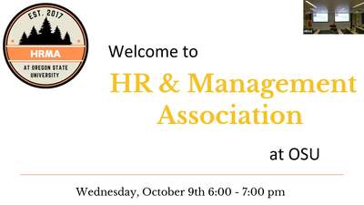 HRMA Meeting - OSU MediaSpace