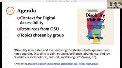 Digital Accessibility Q&A - February 2023 - OSU MediaSpace