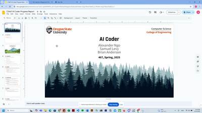 Progress Report One - OSU MediaSpace