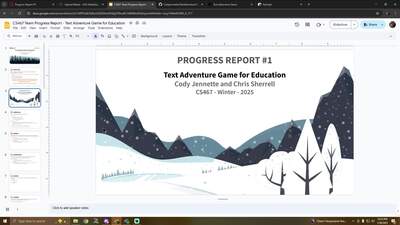 CS 467 Progress Report 1 - Cody Jennette & Chris Sherrell - OSU MediaSpace