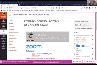 ESE 430 - Class 1 - 09/23/20 - OSU MediaSpace