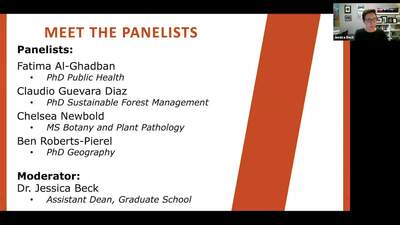Graduate School Orientation 2020: Student Panel Discussion - OSU MediaSpace
