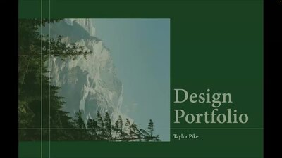 DSGN 253_Portfolio Creation: Video Presentation - OSU MediaSpace