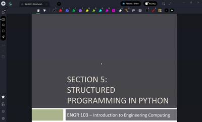 ENGR 103 - Class 7 - 04/21/25 - OSU MediaSpace