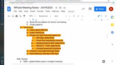 MPulse - Week 5 Progress Report - OSU MediaSpace