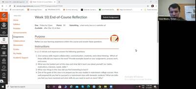 End-of-Course Reflection - OSU MediaSpace