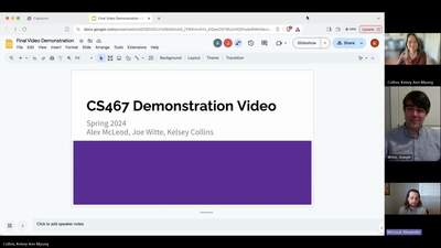 CS467 Team Demonstration Video - Witte, McLeod, Collins - OSU MediaSpace