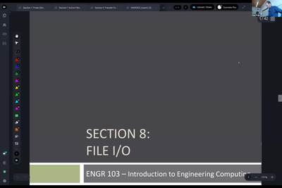 ENGR 103 - Class 14 - 05/11/22 - OSU MediaSpace
