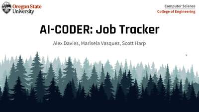 CS467 - AI Coder - Progress Report 5 - OSU MediaSpace
