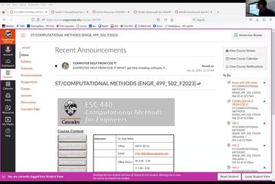 ESC 440- Class 1 - 09/28/23 - OSU MediaSpace