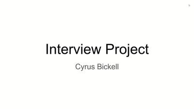 interview project - OSU MediaSpace