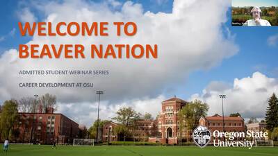 Oregon State University Career Development Webinar - OSU MediaSpace