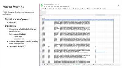Progress Report #1 - OSU MediaSpace