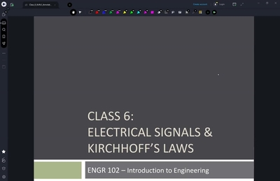 ENGR 102 - Class 6 - 01/29/24 - OSU MediaSpace