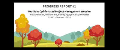 CS 467 - Progress Report #1 - OSU MediaSpace