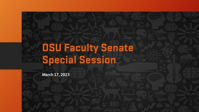 2023-03-17 FS Special Session.mp4 - OSU MediaSpace