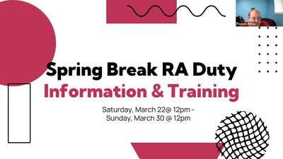 RA Spring Break Training 2025 - OSU MediaSpace