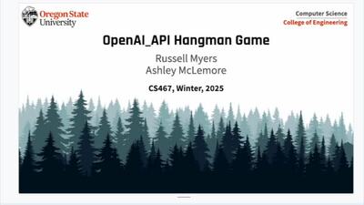 CS467 - Progress Report 1 - OSU MediaSpace