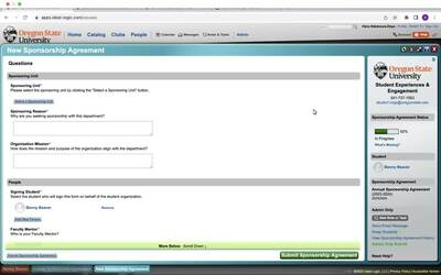 Annual Sponsorship Agreement Ideal Logic Tutorial - OSU MediaSpace
