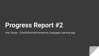 progress-report-2 - OSU MediaSpace