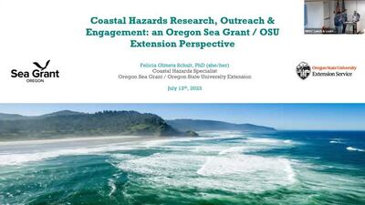 HMSC Summer Lunch & Learn Series - Coastal Hazards Research, Outreach & Engagement: an Oregon ...