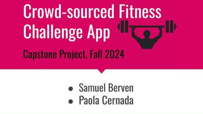 Crowd-sourced Fitness Challenge App - Team Project Demonstration Video - OSU MediaSpace