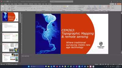 CEM263: Topographic Mapping & Remote Sensing - OSU MediaSpace