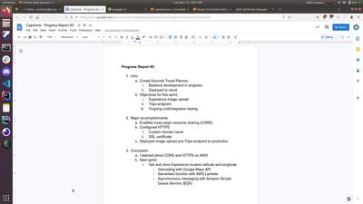 Capstone Progress Report #3 - OSU MediaSpace