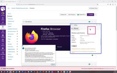 2024 Canvas New Quizzes Editor NVDA FireFox - Clemson University