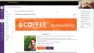 2023 | Expanding Accessibility Awareness for Faculty - Clemson University