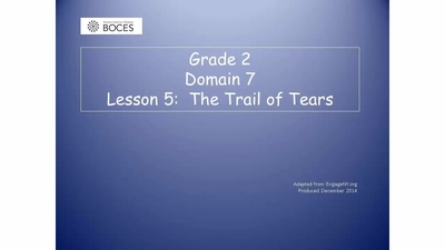 Lesson 5 Read Aloud Video: The Trail Of Tears - Oneida Herkimer Madison ...