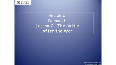 Lesson 7 Read Aloud Video: The Battle After The War - Oneida Herkimer ...