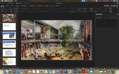 Lecture 3 - Overview of Module 3 - MSU MediaSpace