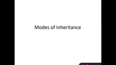 Modes of Inheritance 2024 - MSU MediaSpace