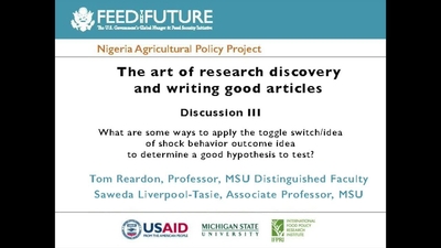 Discussion III-VIDEO - MSU MediaSpace